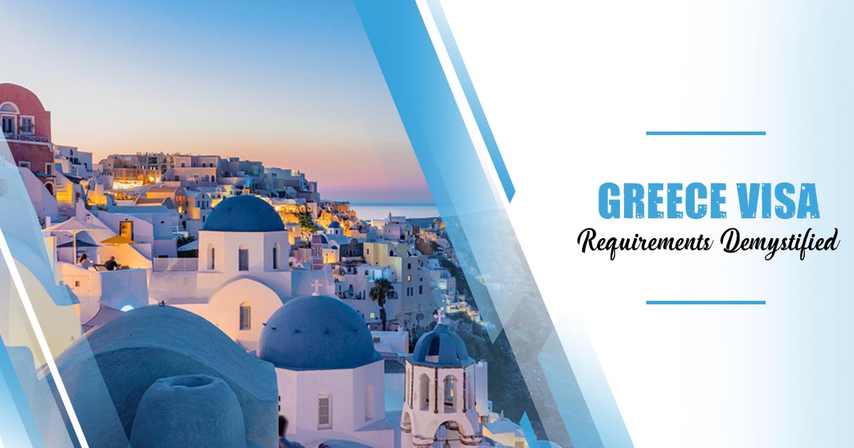 Greece Tourist Visa - Book Your Greece Appointment now